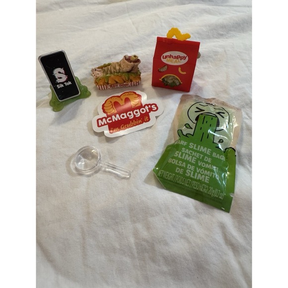 Toys | Zuru Mega Gross Minis Unhappy Meal Rot Dog Sik Tok Mcmaggots ...